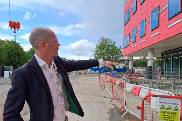Multi-million pound labs complex is growing fast on major city road