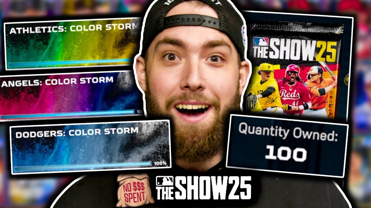 100+ No Money Spent Packs & The BEST Color Storm Cards!