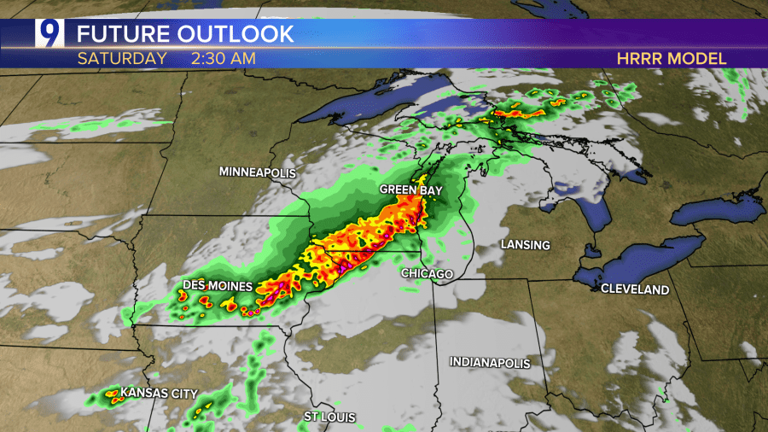 Warmest weekend in 7+ months to follow overnight storms