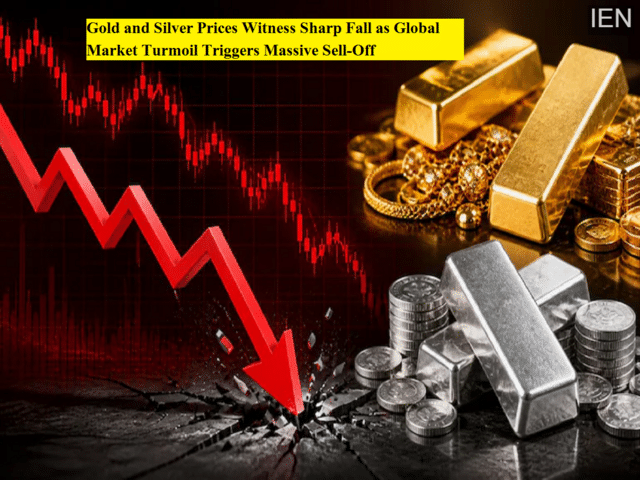 Gold and silver prices witness sharp fall as global market turmoil ...
