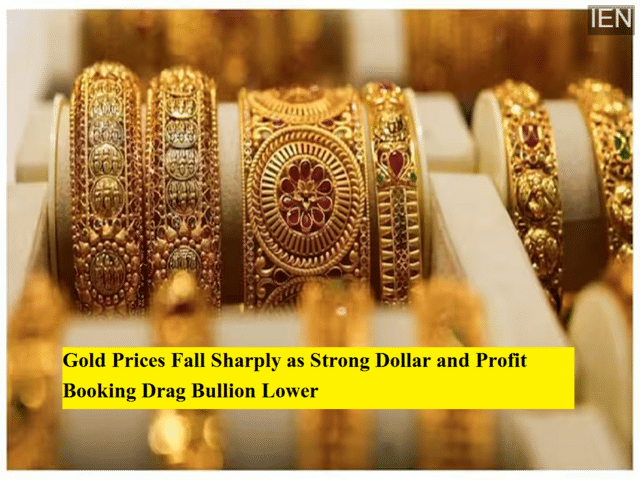 Gold prices fall sharply as strong dollar and profit booking drag ...