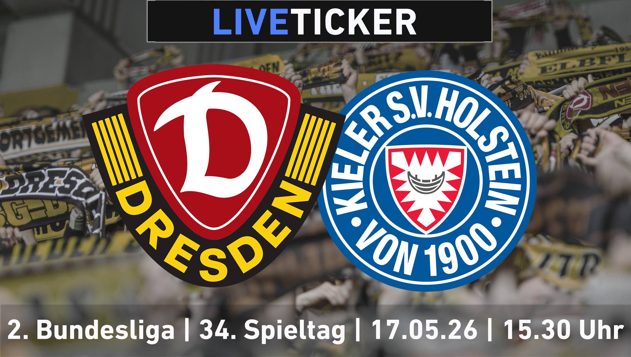 Liveticker zum Nachlesen: Dynamo Dresden gegen Holstein Kiel