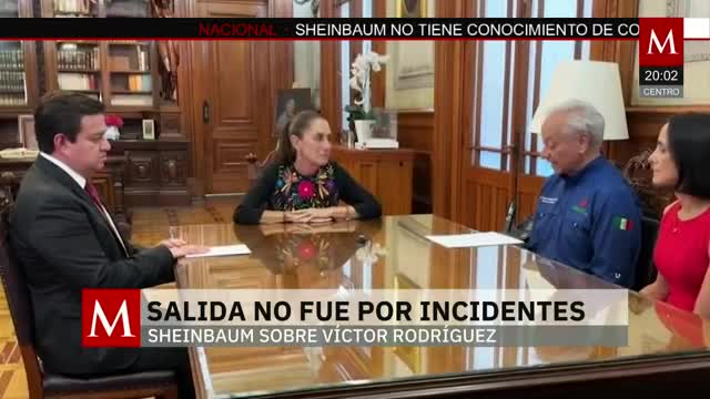Salida de Víctor Rodríguez de Pemex no fue por derrames: Sheinbaum ...