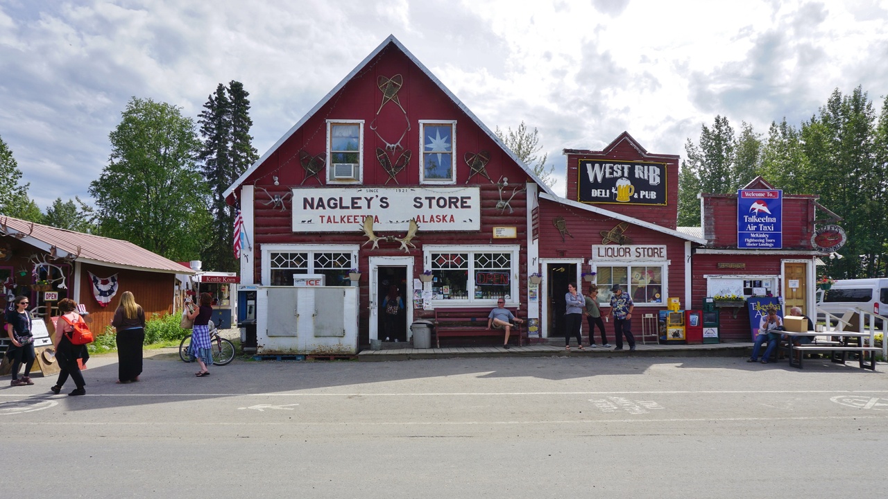 Talkeetna runs on one parking meter, two blocks, and a flight path ...