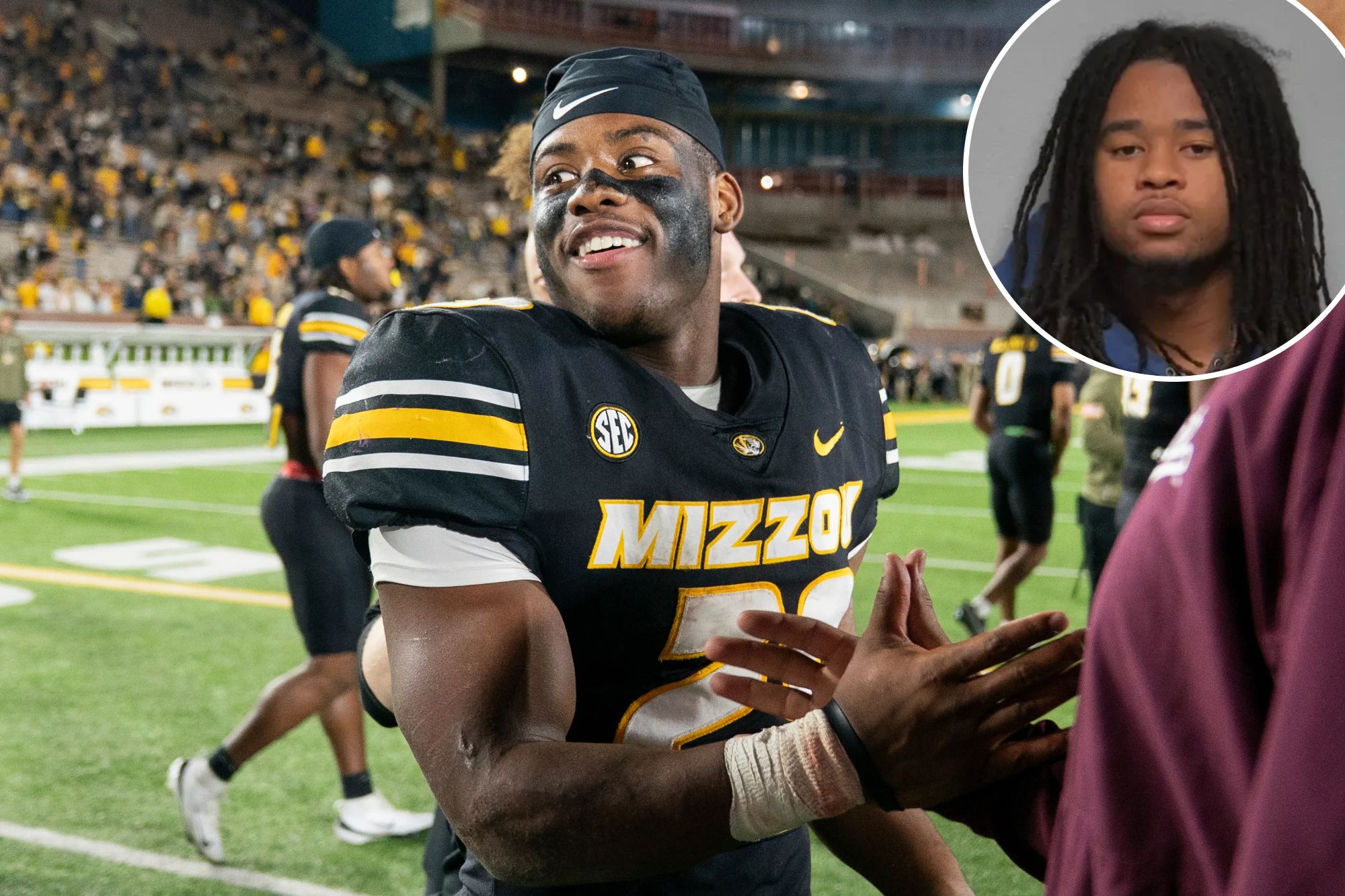 Suspect arrested in shooting of Missouri running back Ahmad Hardy