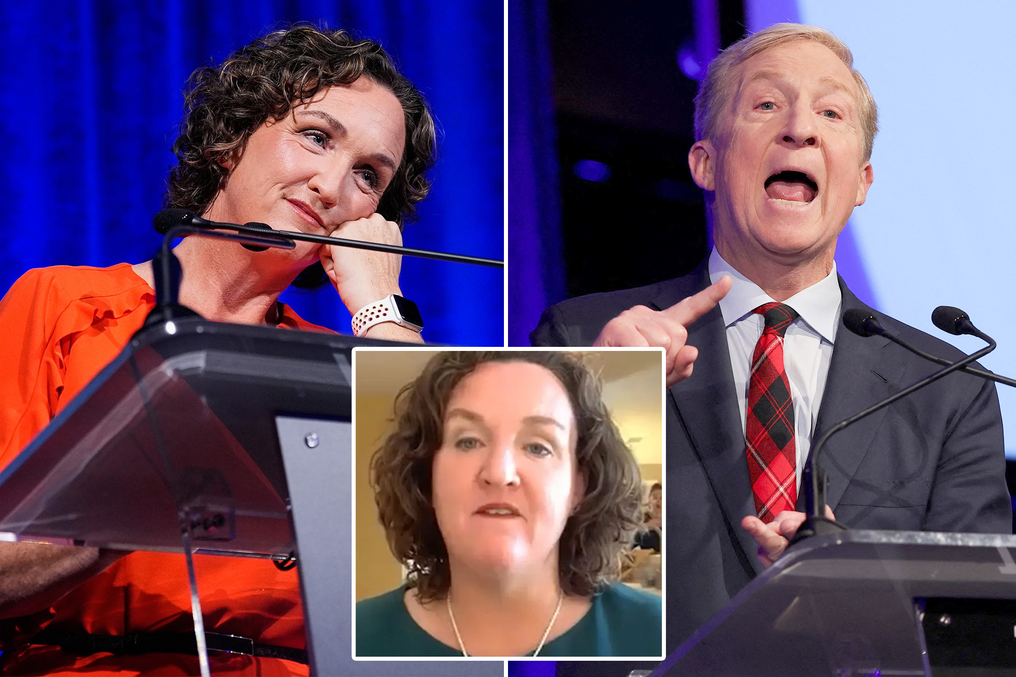Katie Porter shifts blame to Tom Steyer staffer for leaking video ...