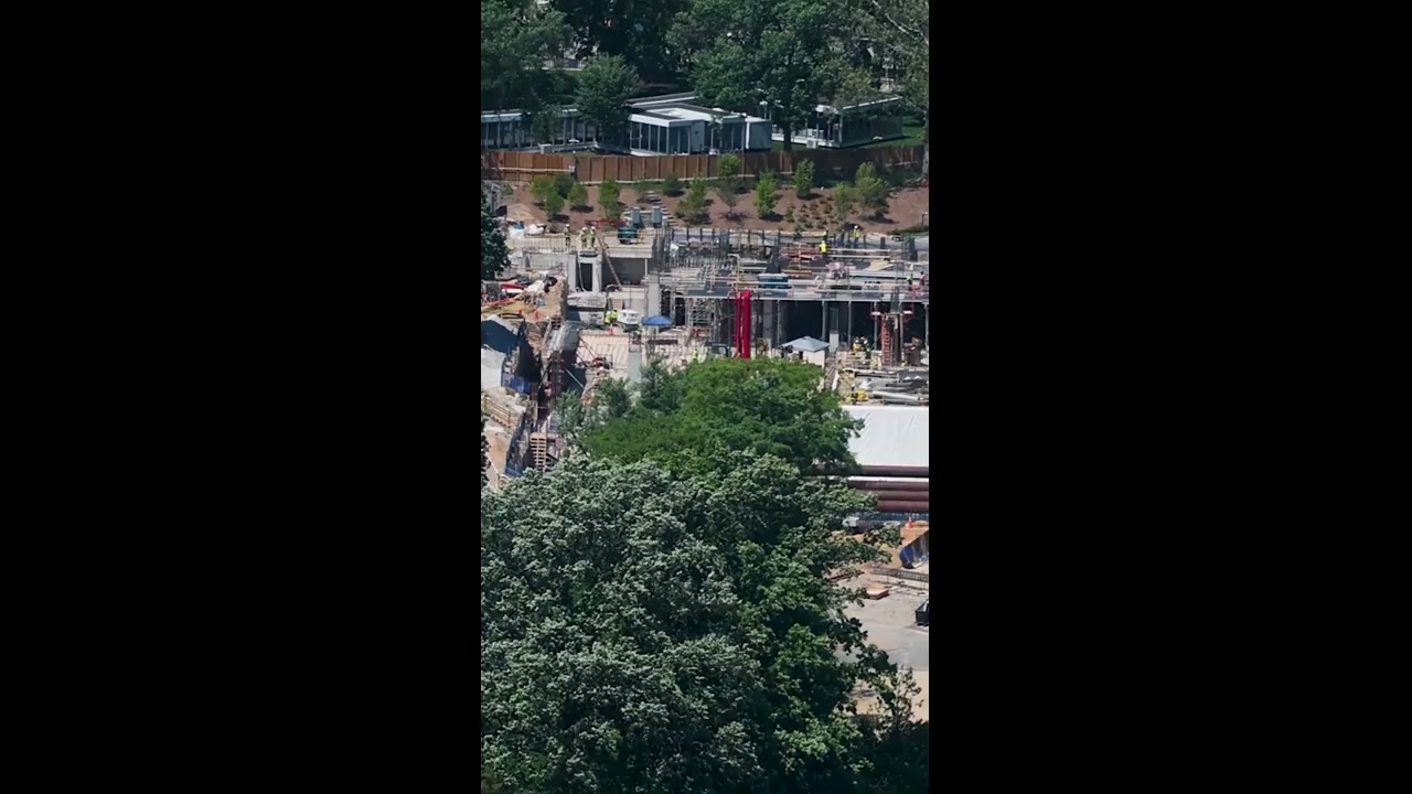 Look at Trump's Lincoln Memorial Reflecting Pool renovation