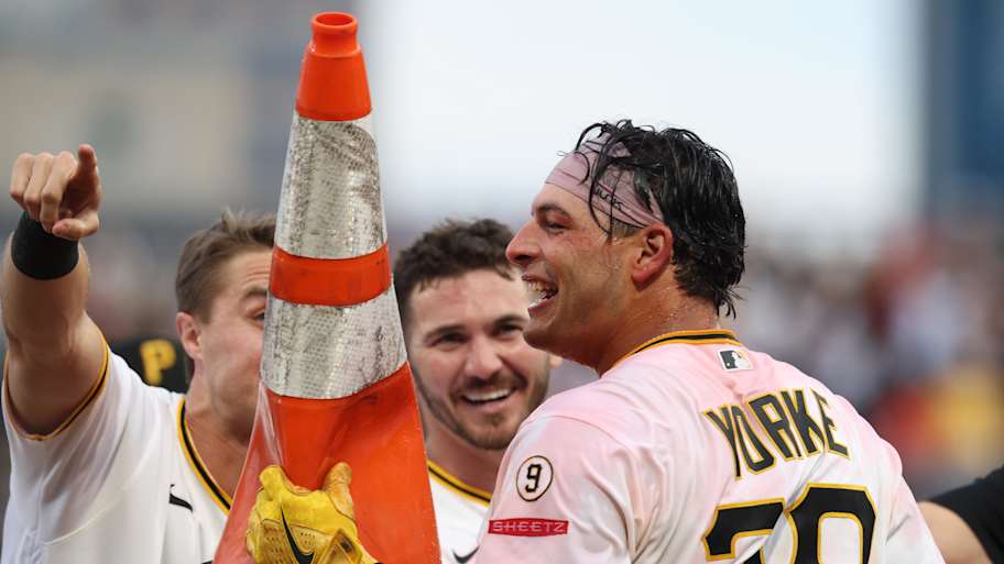 Pirates put cone to use on latest home run