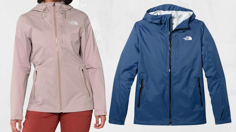 The North Face Alta Vista rain jacket is on sale at REI this week