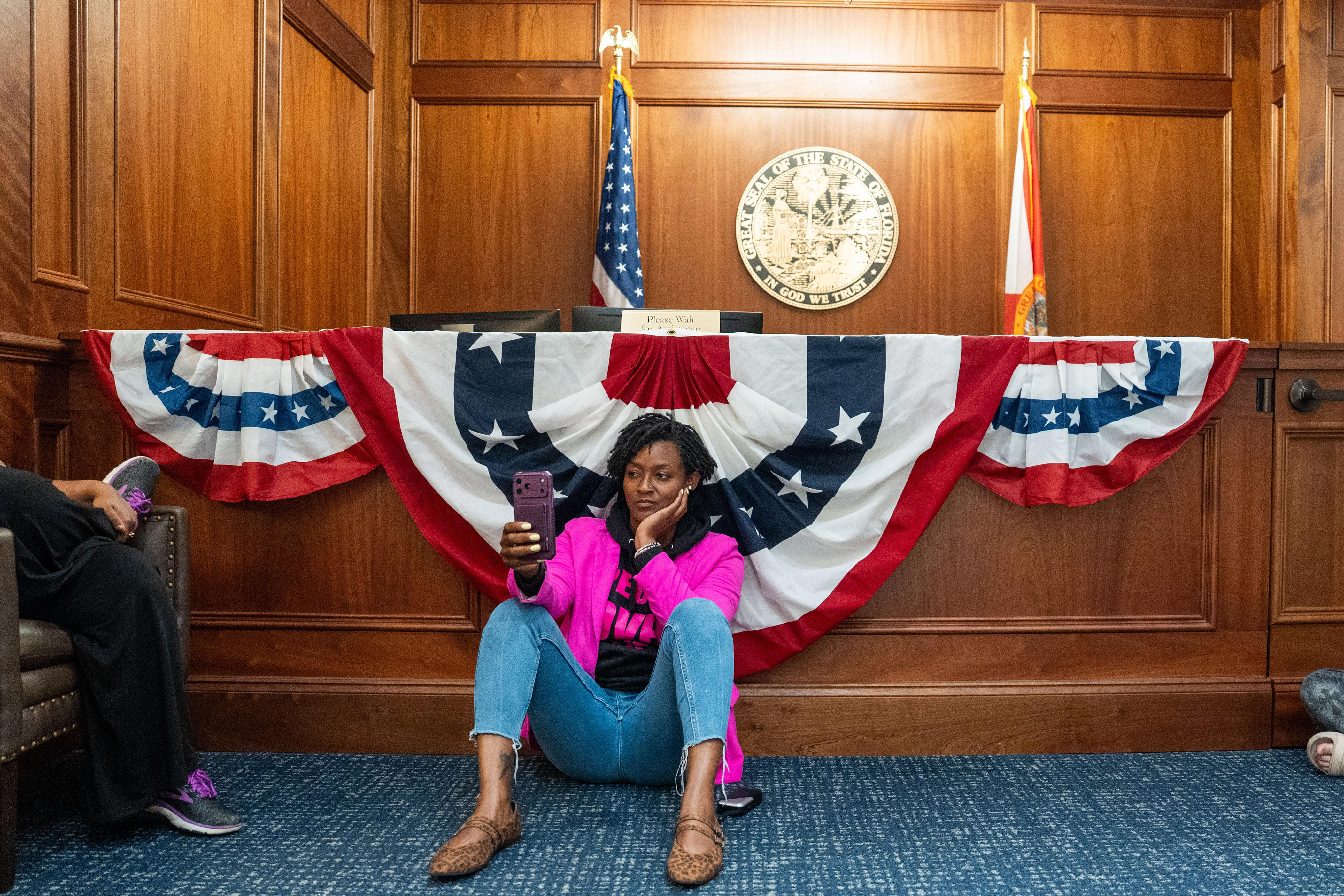 Sit-in against Gov. DeSantis gets Rep. Angie Nixon arrested