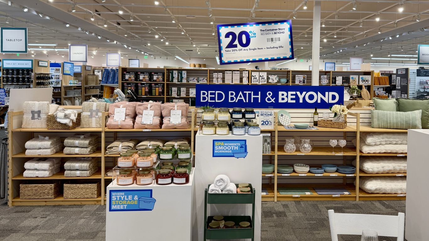 Bed Bath's comeback enters next phase with Container Store opening