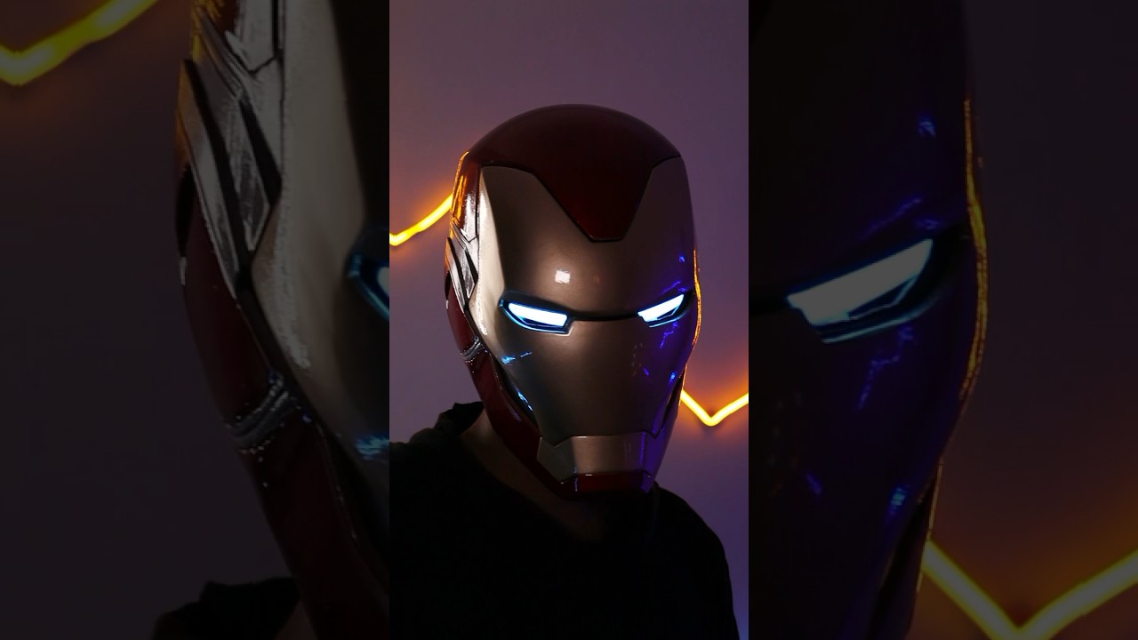 Iron Man helmet creation! [MK42] #shorts