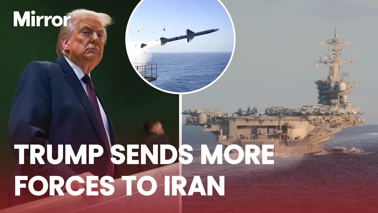Trump sends more warships to Iran as US ramps up pressure on regime