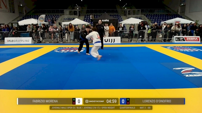 Fabrizio Morena vs Lorenzo D'Onofrio 2026 UIJJ Italian BJJ Open