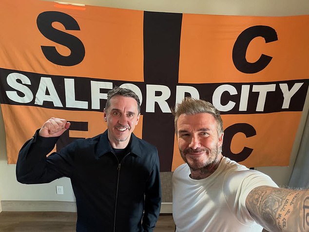 David Beckham and Gary Neville are off to Wembley! Salford City secure ...