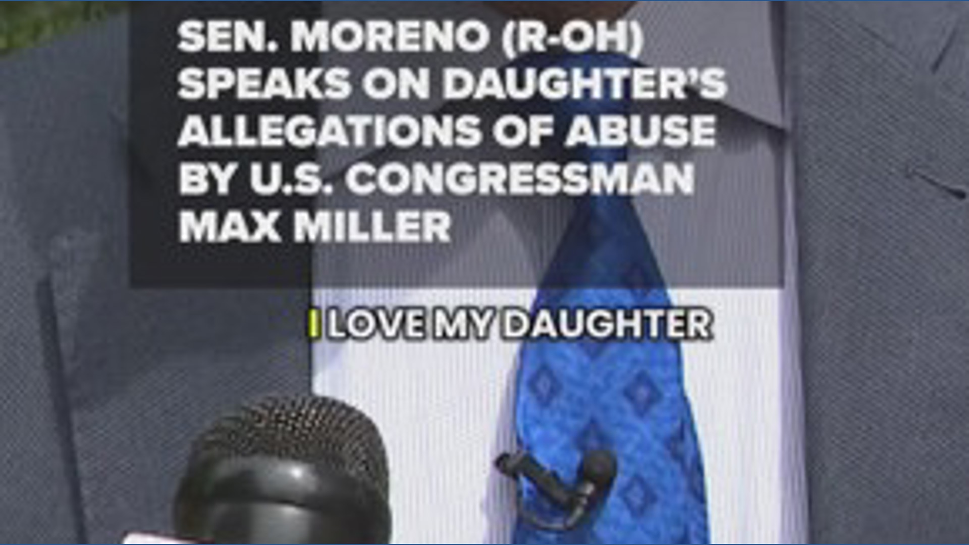 Sen. Bernie Moreno comments on daughter’s allegations of abuse against ...
