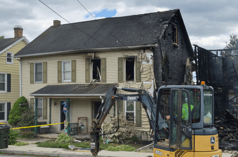 Fire levels York County home