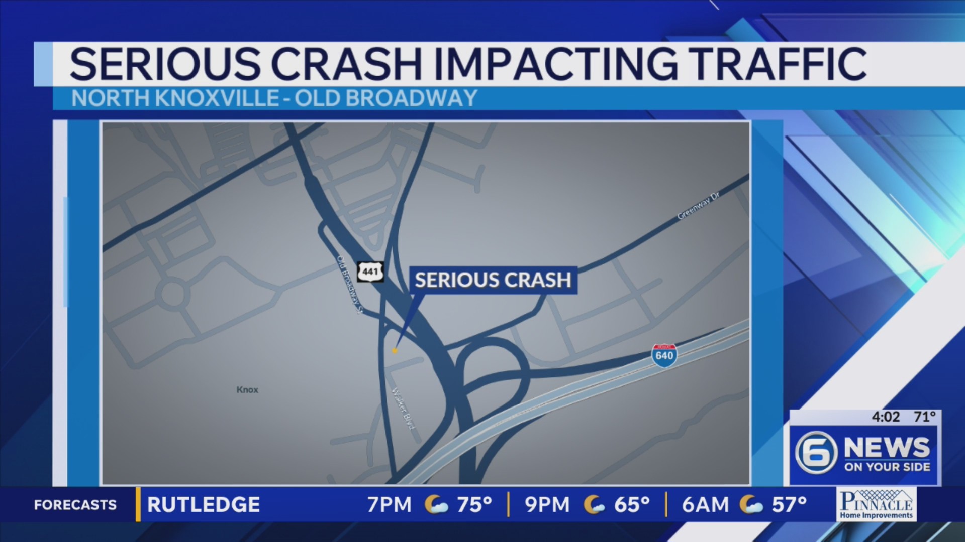 KPD: Man dead after serious crash on Old Broadway