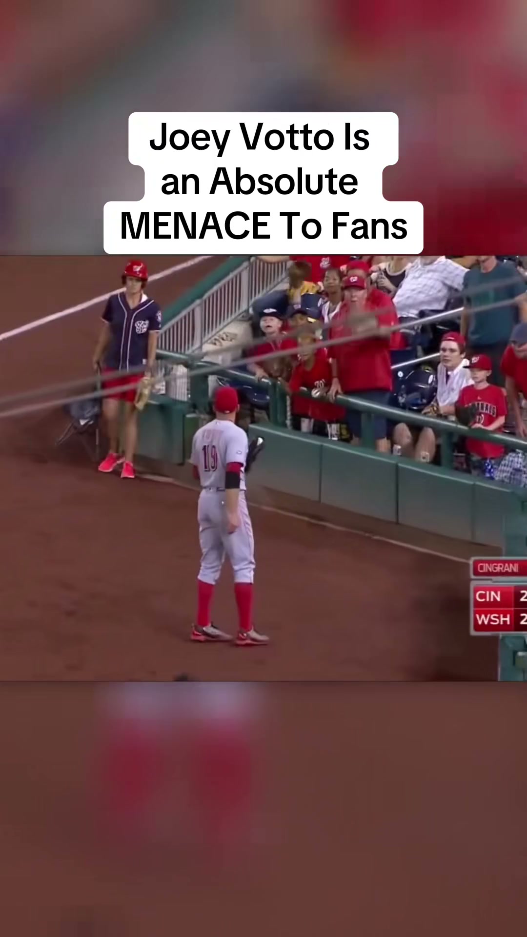 Bro launched a ball out of the stadium so no fan had a chance to get ...