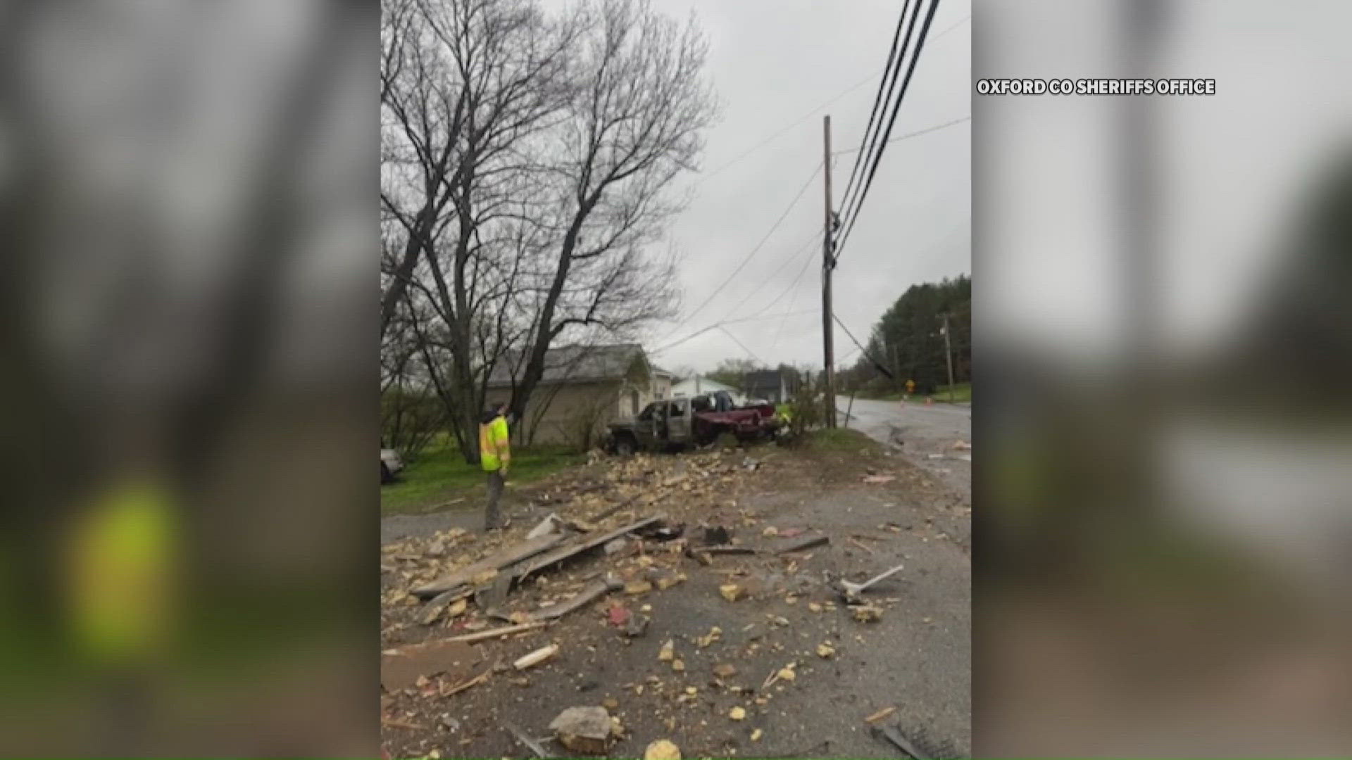 Pickup truck hits barn in Canton; police say distracted driving likely ...