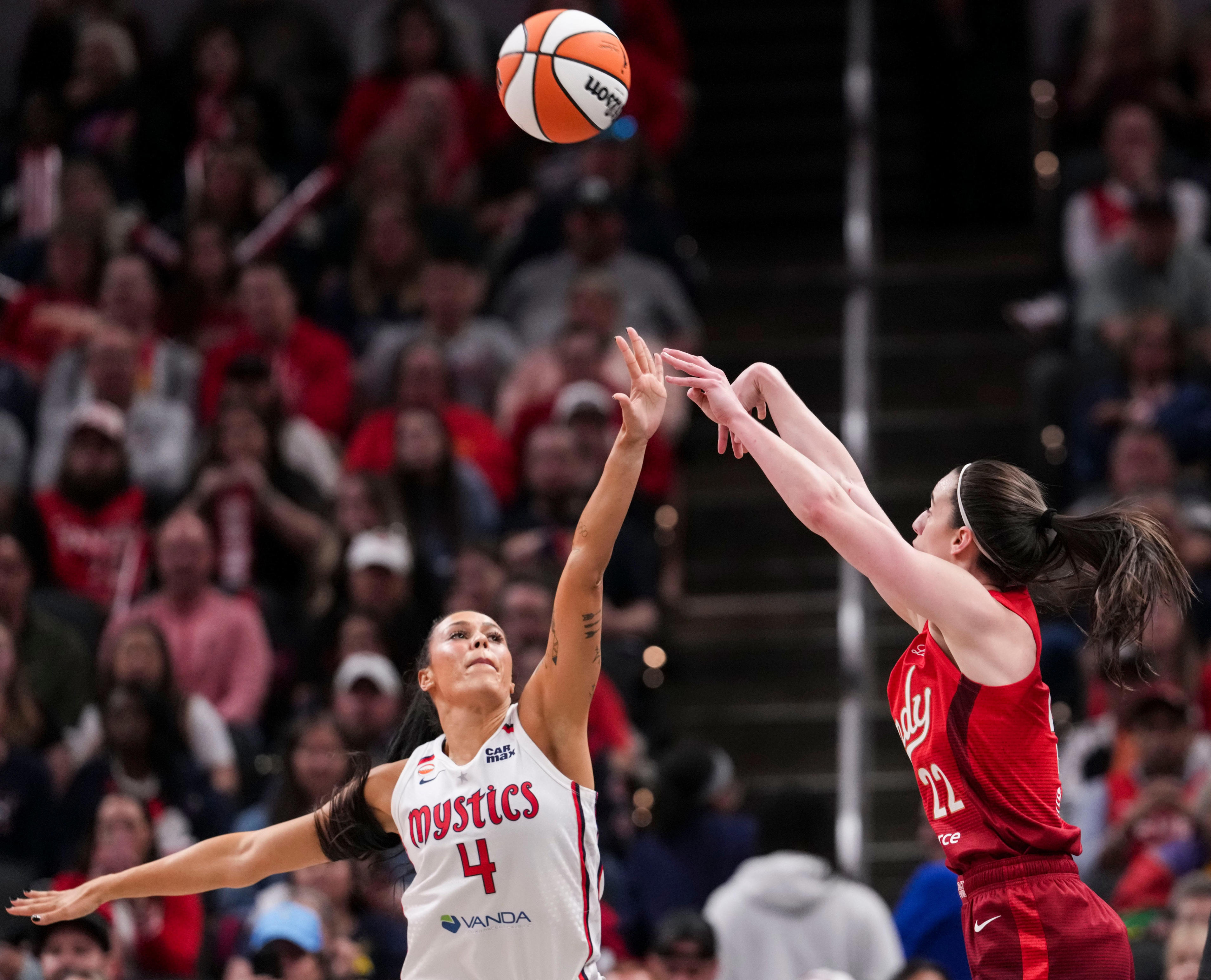 Indiana Fever lose to Washington Mystics in overtime as Caitlin Clark ...
