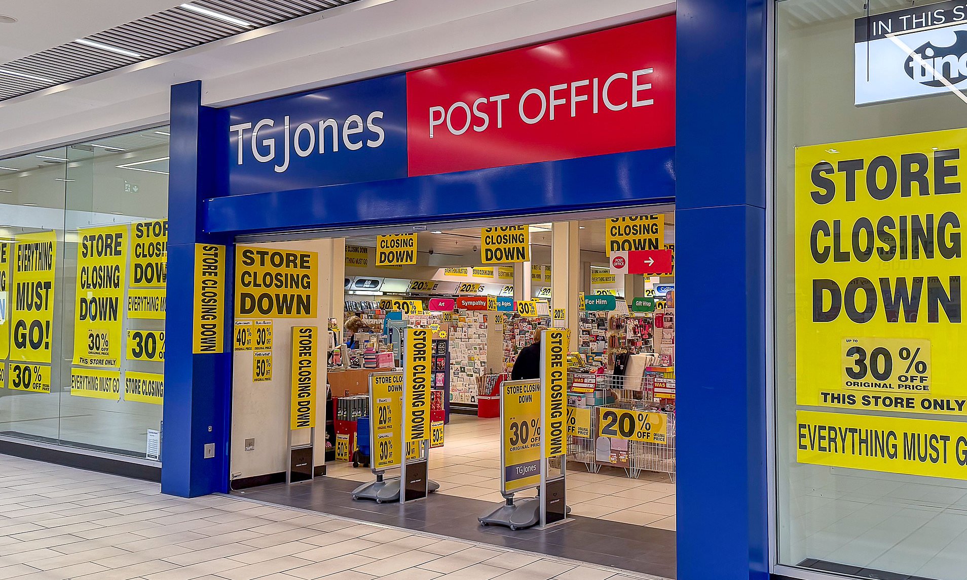 Dozens of Post Office counters in rebranded ex-WH Smith shops feared at ...