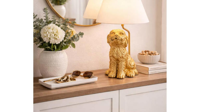 Walmart's $49.97 dog lamp mimics $300 Anthropologie style and it's ...