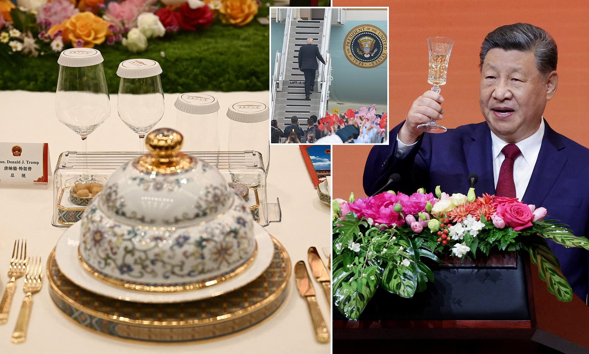 Trump-Xi lunch menu revealed as traveling Americans are ordered to ...