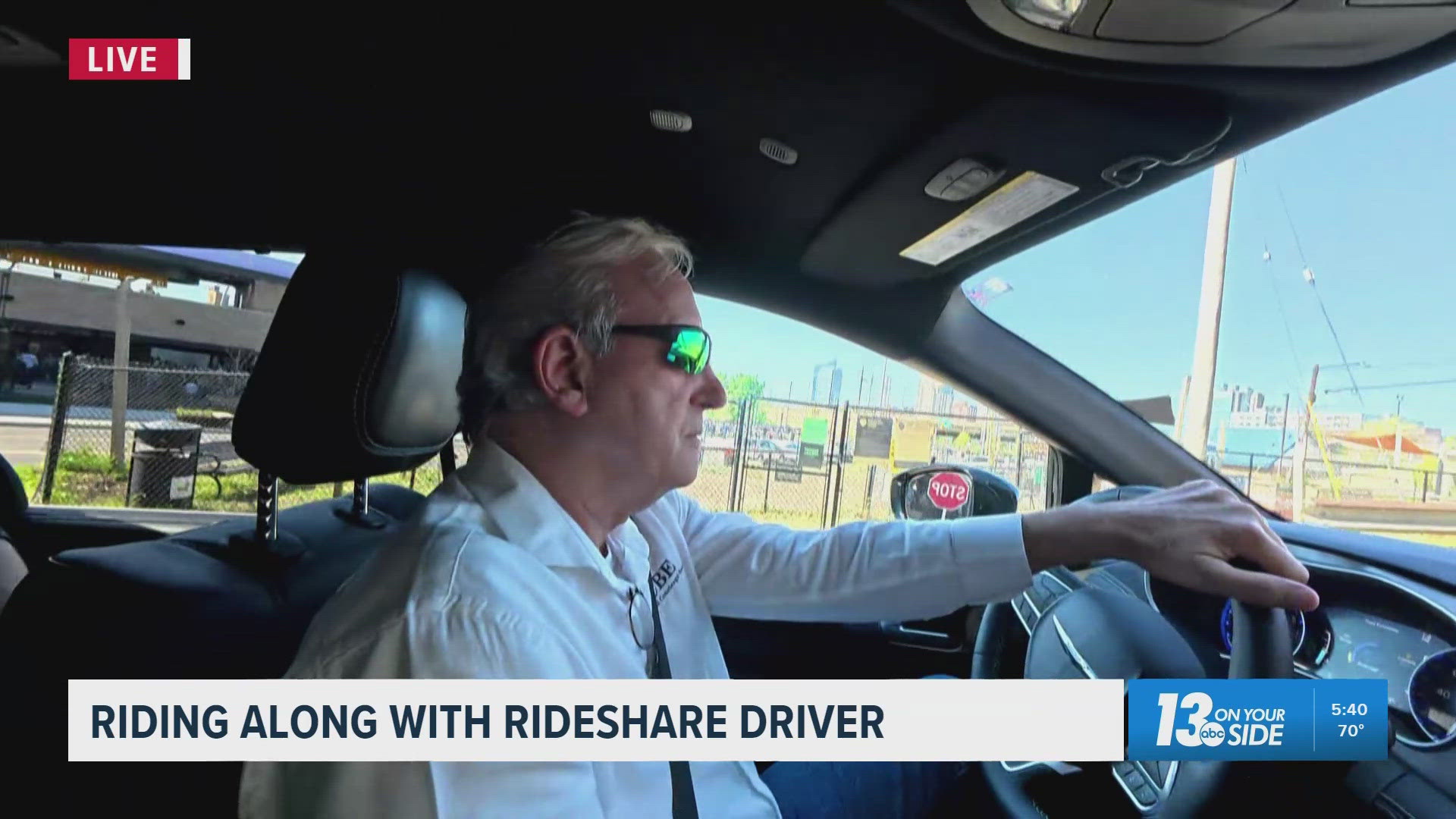 Riding along with rideshare driver on opening night of Acrisure ...