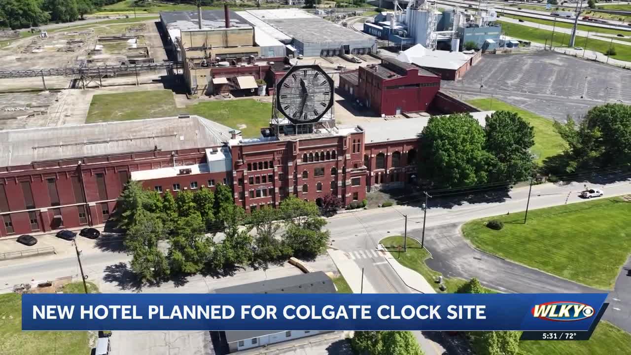 New plans aim to revitalize site of Colgate clock in Clarksville