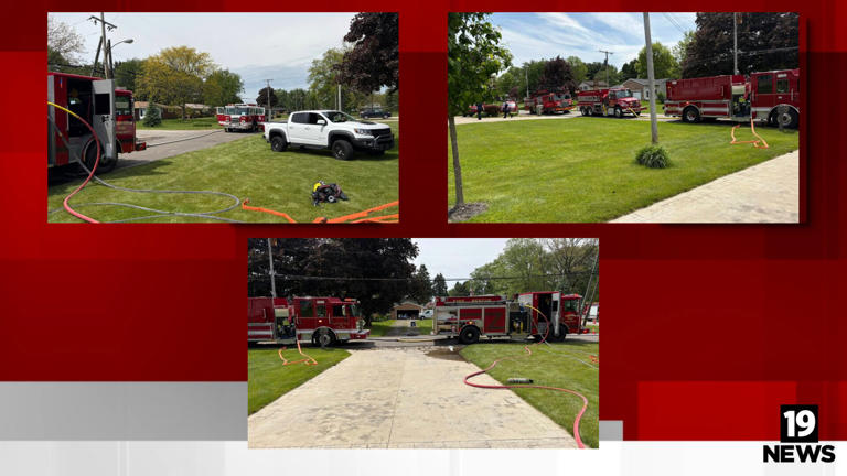 Madison Township fire crews respond to basement fire, two evacuated