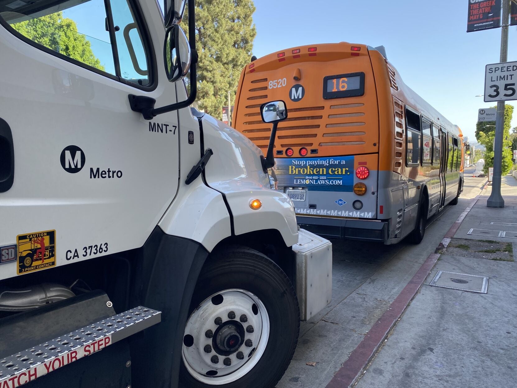 Woman went under stopped metro bus moments before fatal Santa Monica ...