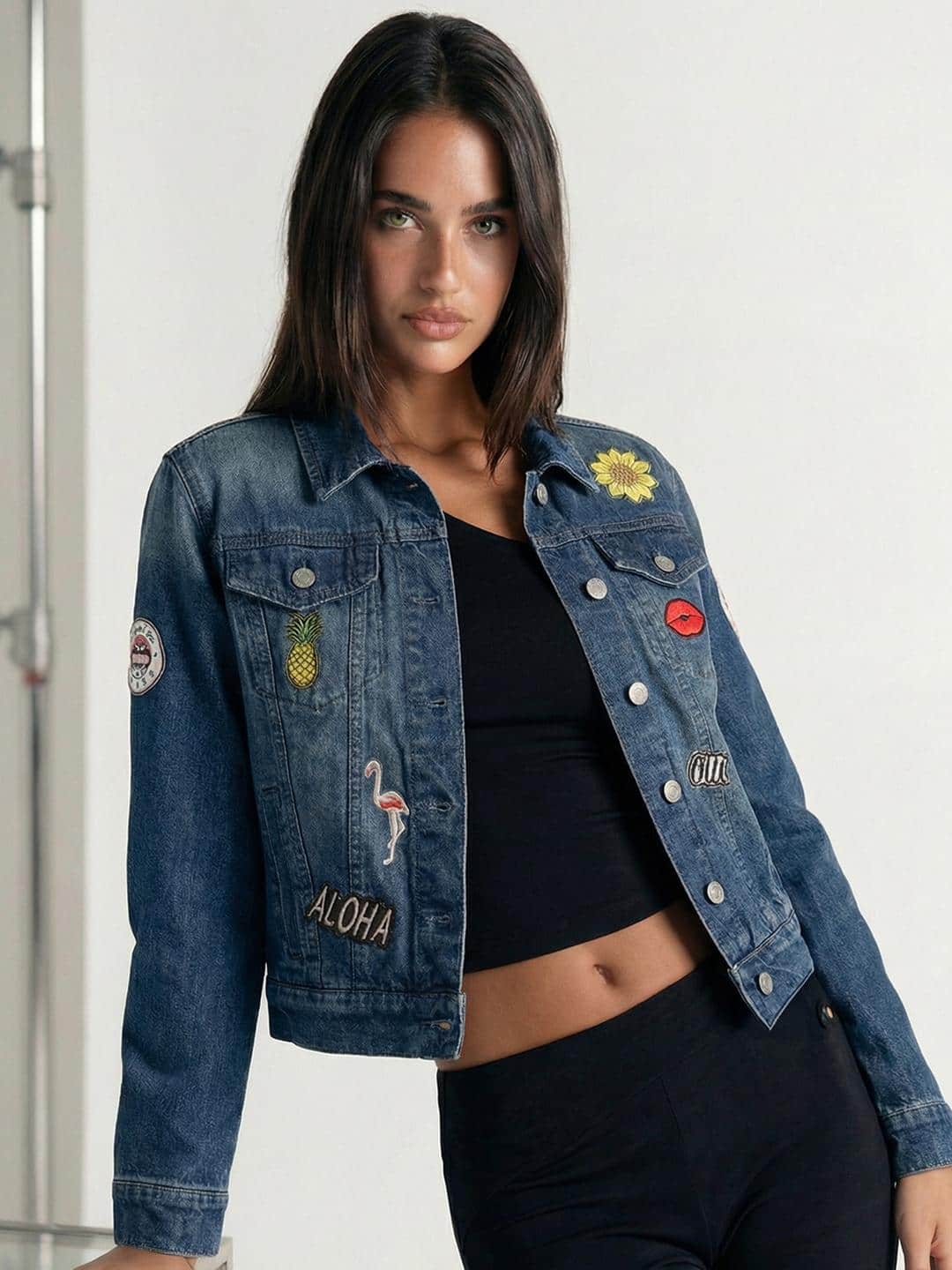 Women denim jackets on Myntra for everyday street style