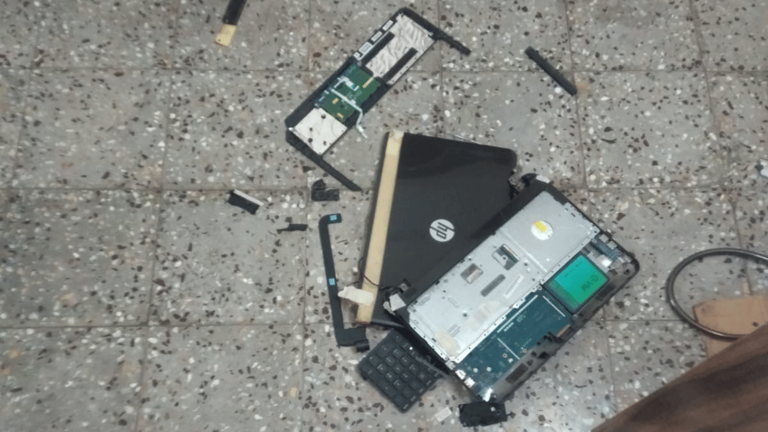 Father smashes laptop, makes son sleep on floor after he scores 57.4% ...