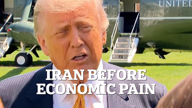 Trump says war goals come before Americans' financial situation