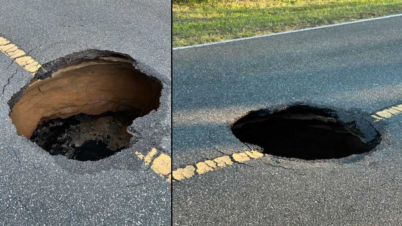 'Ground depression' forces road closure in Marion County, sheriff's ...