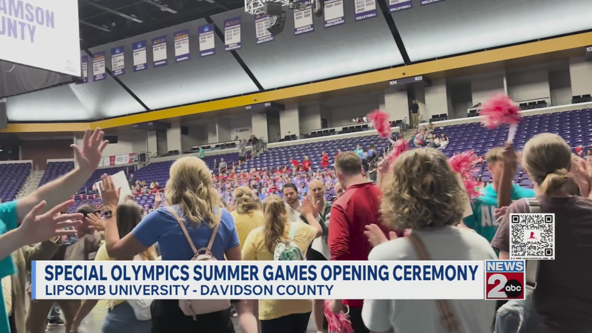 Speical Olympics summer games opening ceremony at Lipscomb University