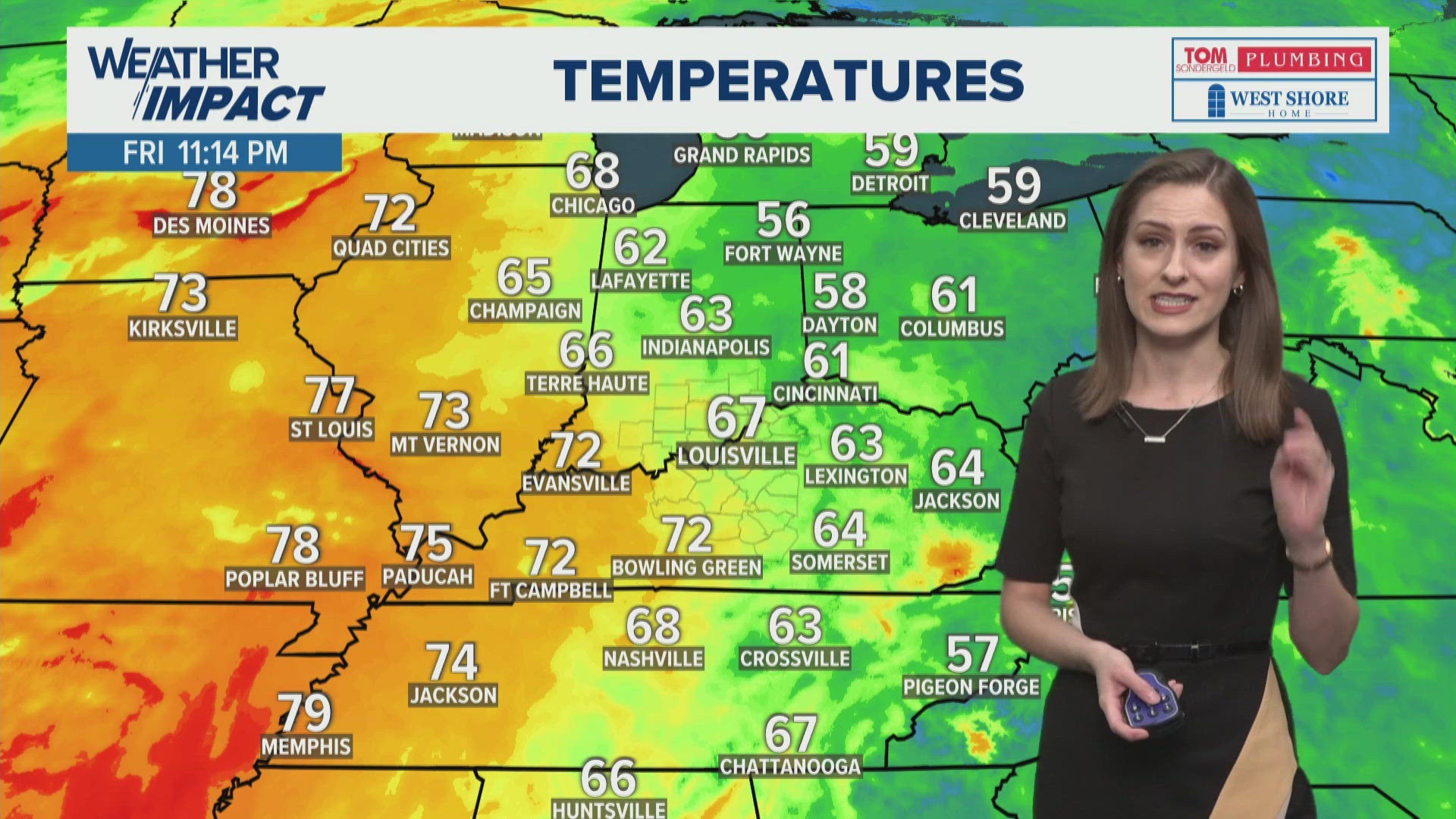 Hot and humid Sunday | May 15, 2026 #WHAS11 11 p.m. weather