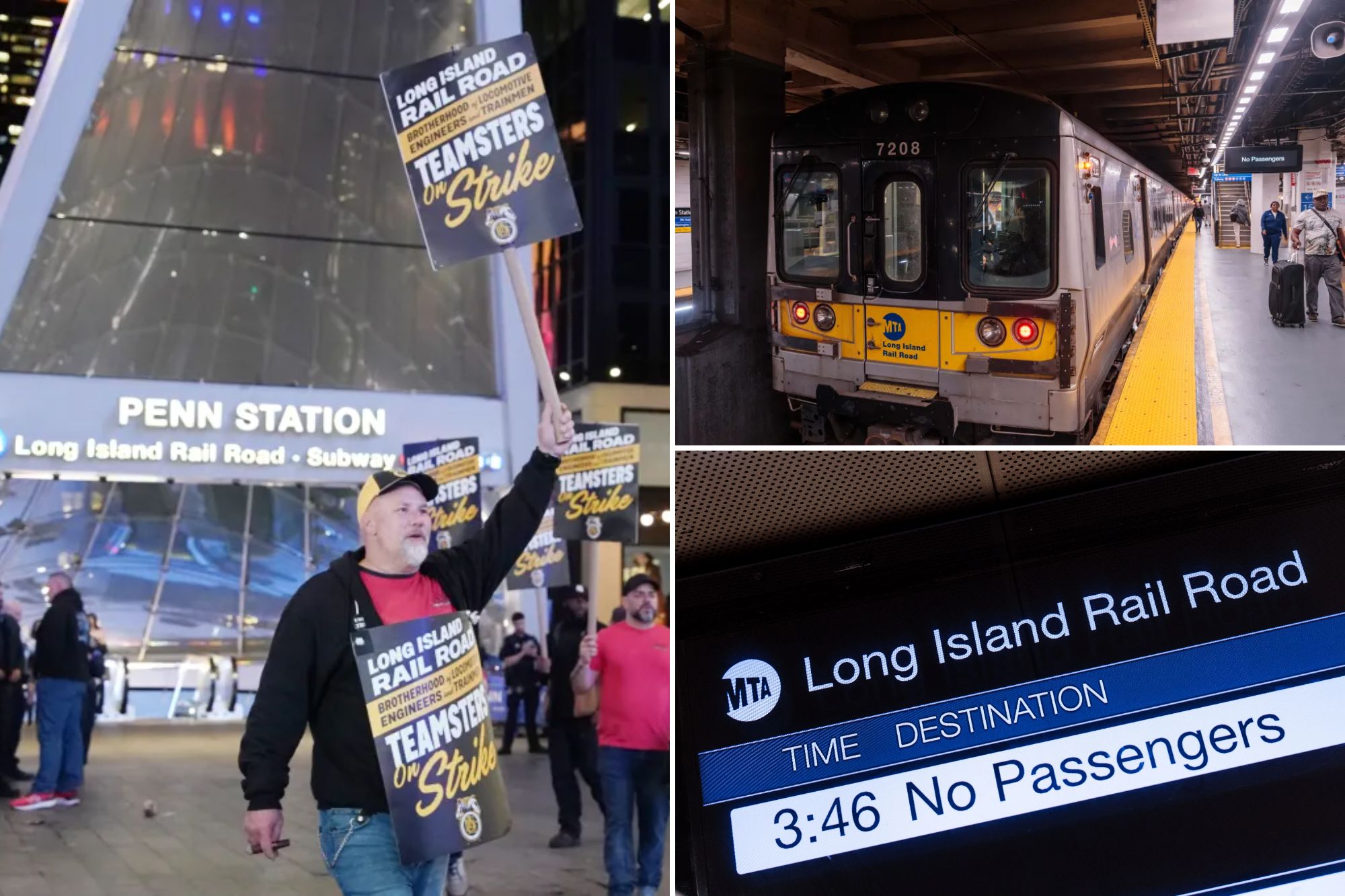 LIRR strike begins after MTA fails to reach wage hike deal with union ...