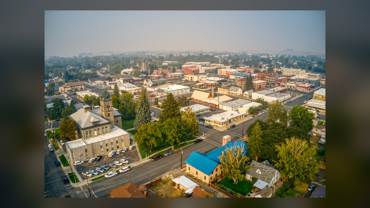 A gold rush downtown, frozen in amber, sits in plain sight on Oregon’s I-84