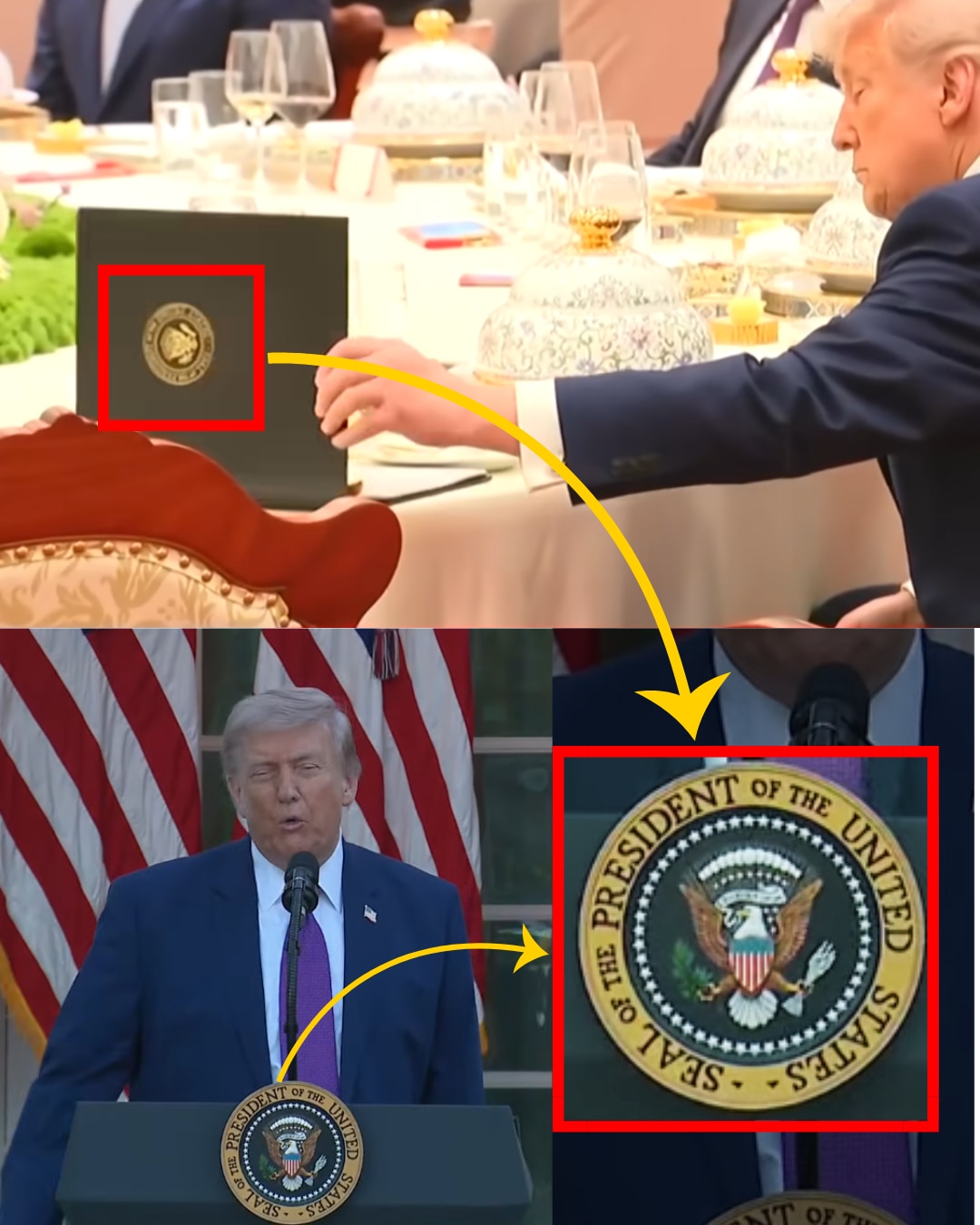 Fact check: Trump didn't peek into Xi Jinping's private notebook