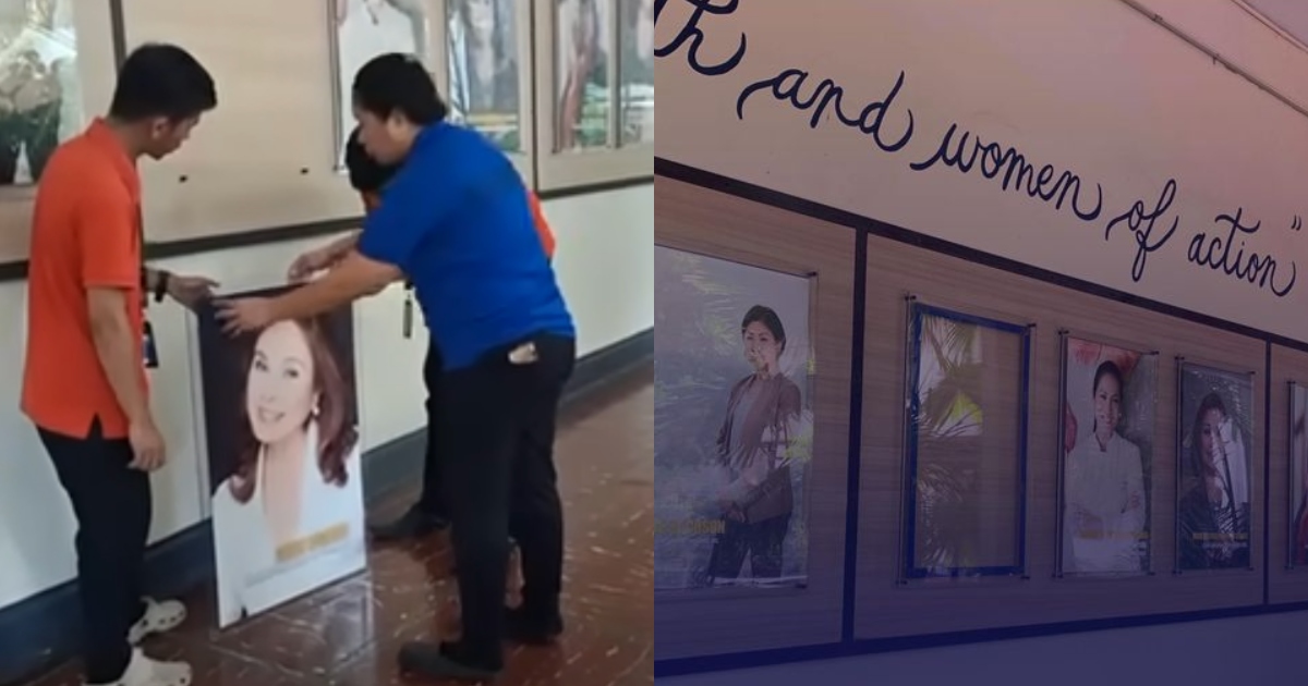 Assumption College removes Sen. Loren Legarda's portrait from honor wall