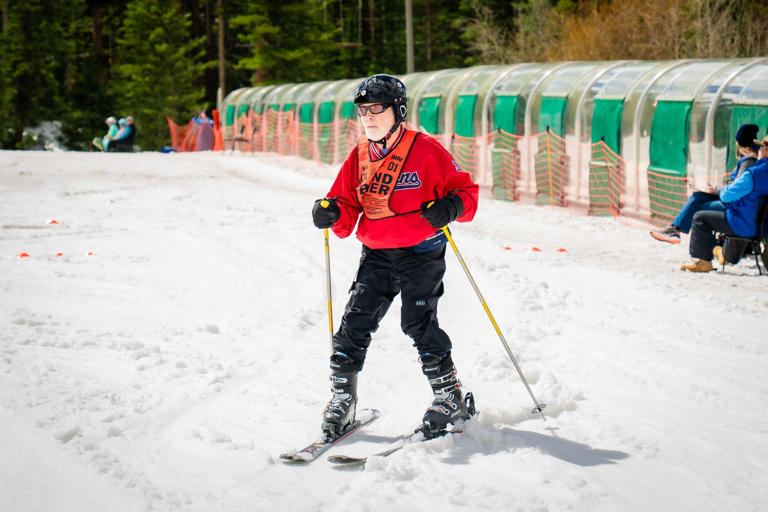 'Got to stay active.' Stark veteran, 79, embraces curling and skiing