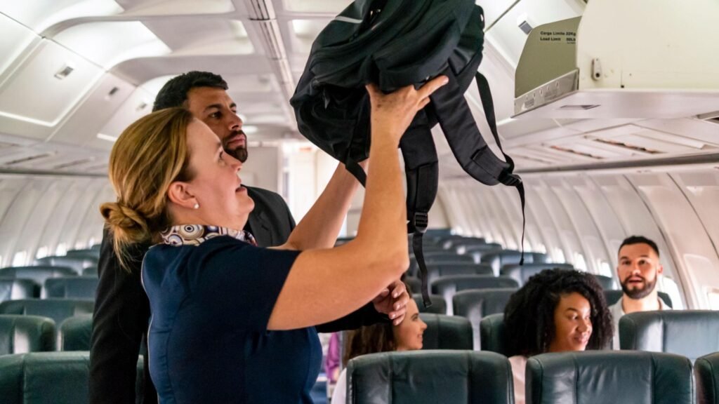 Flight attendants have a quiet boarding habit that starts with looking ...