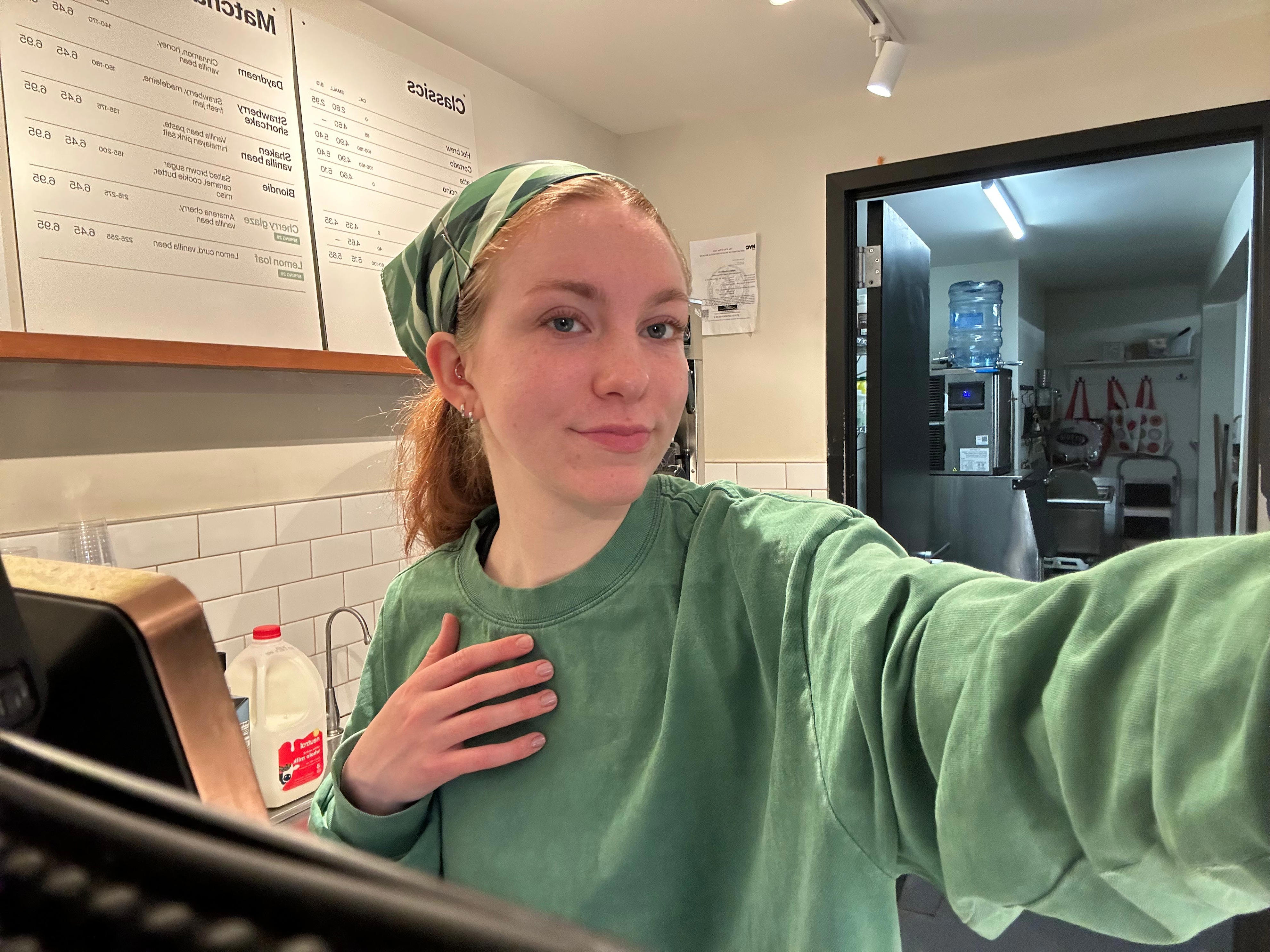 I couldn't land a job in New York City after college, so I'm a barista ...