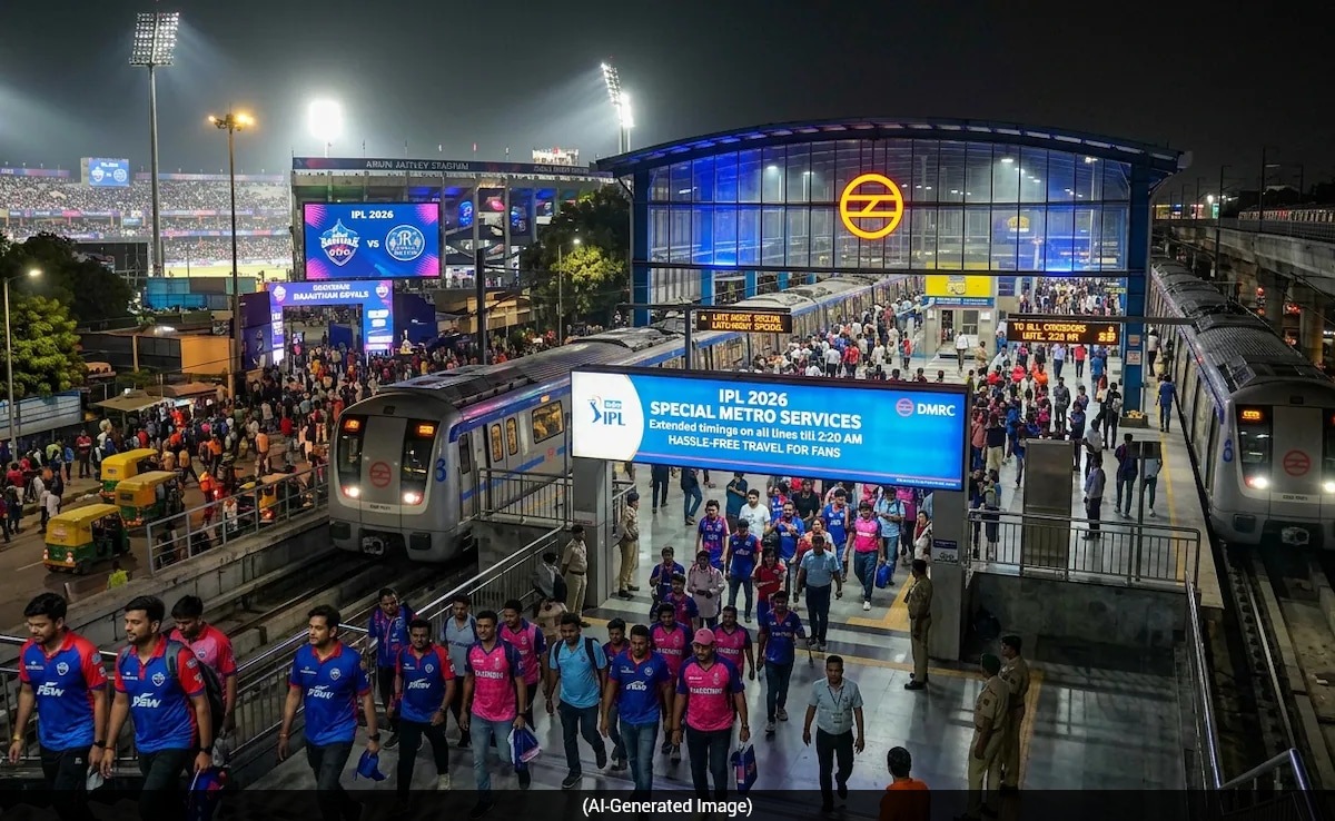 Delhi Metro extends last train timings for IPL match at Arun Jaitley ...