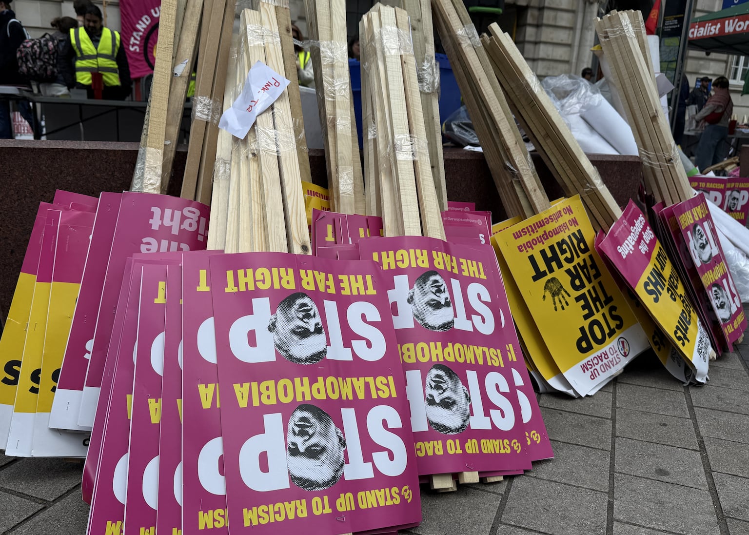 Thousands of people descend on London for two major protests