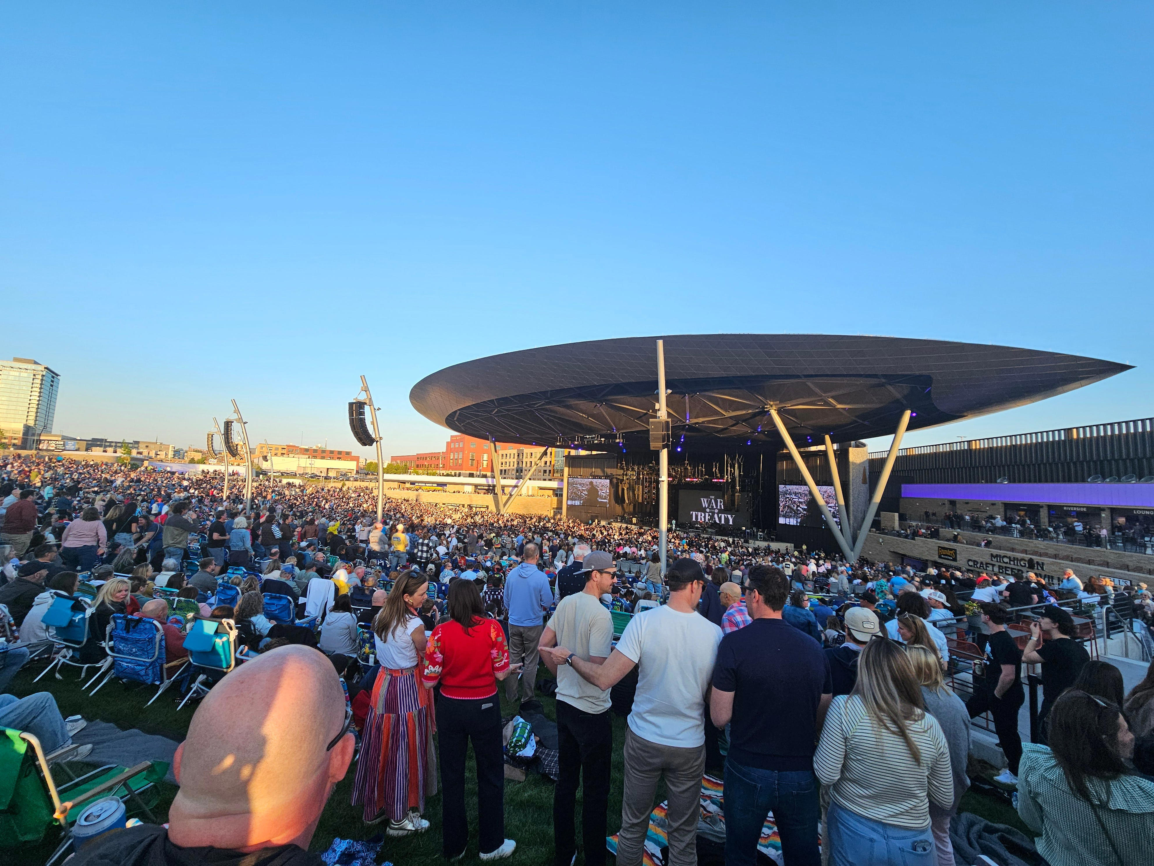 In revitalized Grand Rapids, new concert amphitheater shines downtown