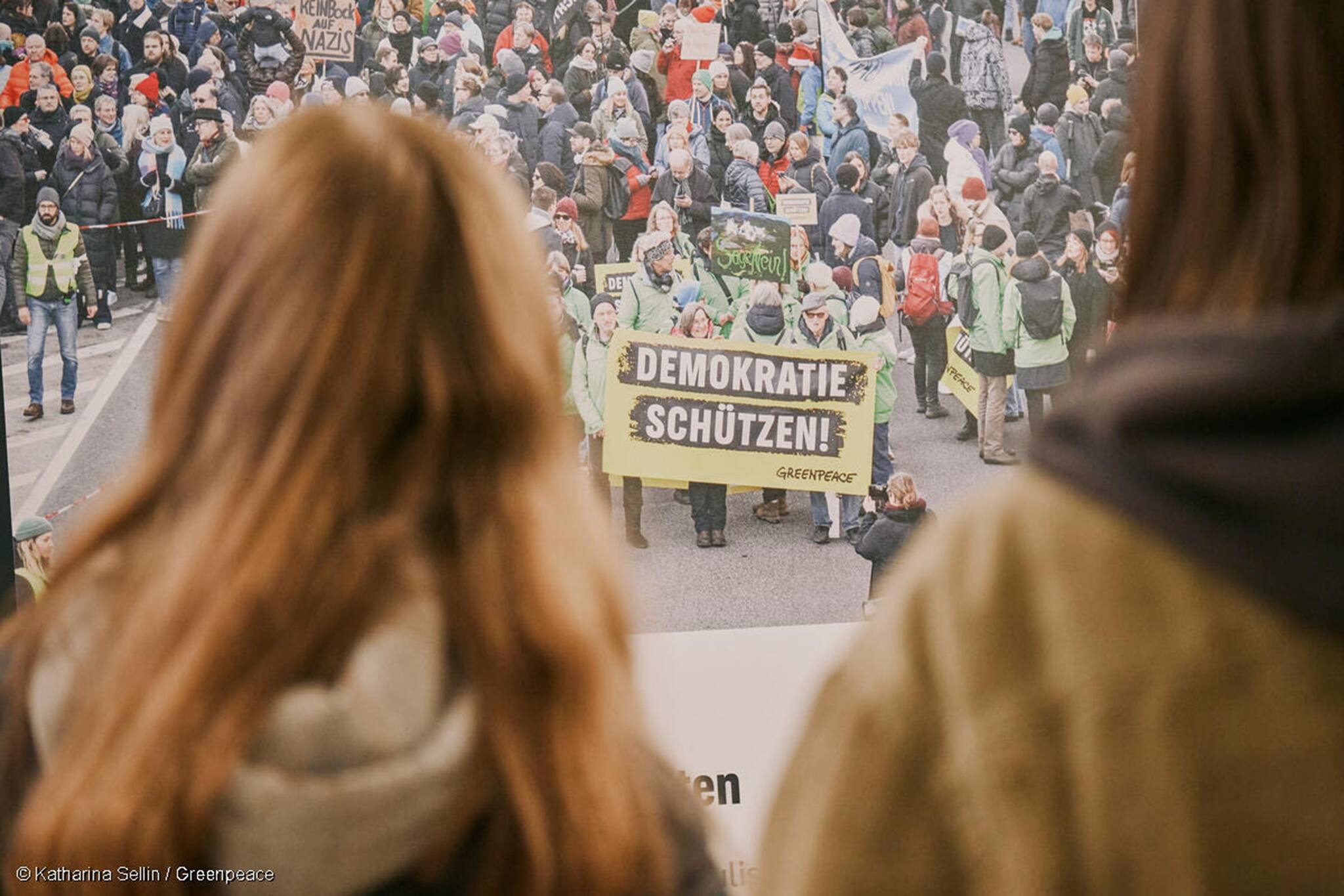 Greenpeace-Ausstellung „Demokratie schützen“ ist in Holzminden zu sehen