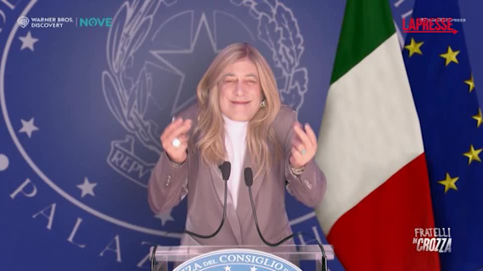 Crozza imita Meloni: “I miei ministri? Siamo peggio del Trono di Spade ...
